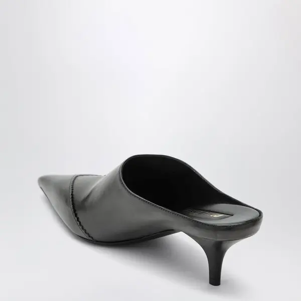 Miu Miu Heeled Mules In Leather