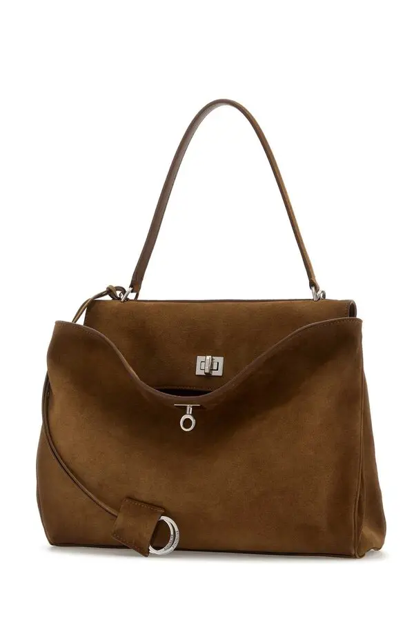 Balenciaga Suede Medium Rodeo Handbag