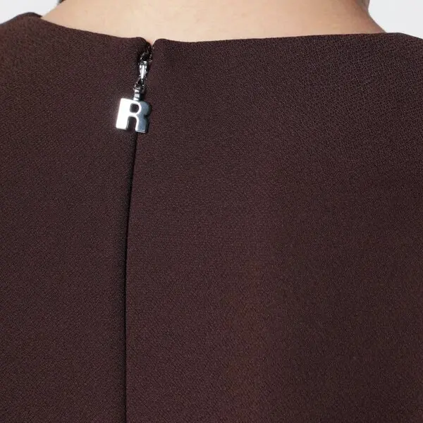 ROTATE BY BIRGER CHRISTENSEN Mole Draped Puff Midi Dress