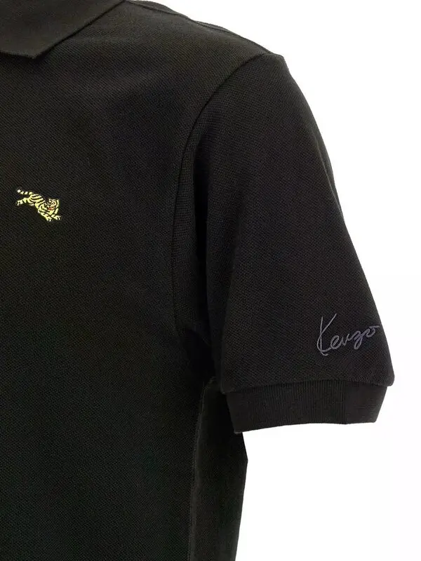 Kenzo Jumping Tiger Embroidery Polo Shirt