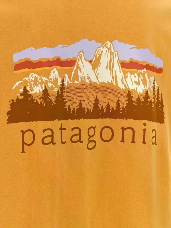 Patagonia Fitz Roy Foothills Graphic-print T-shirt - Orange