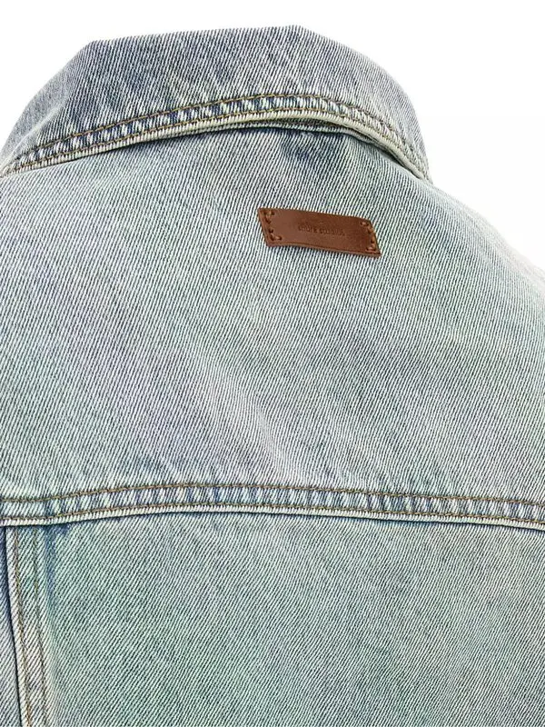 ENTIRE STUDIOS Faded-effect Denim Jacket