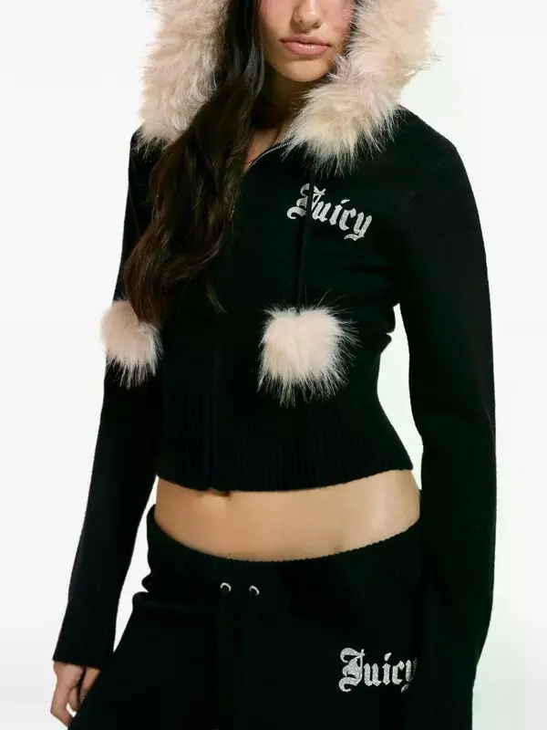 Juicy Couture Rhinestone-logo Hoodie