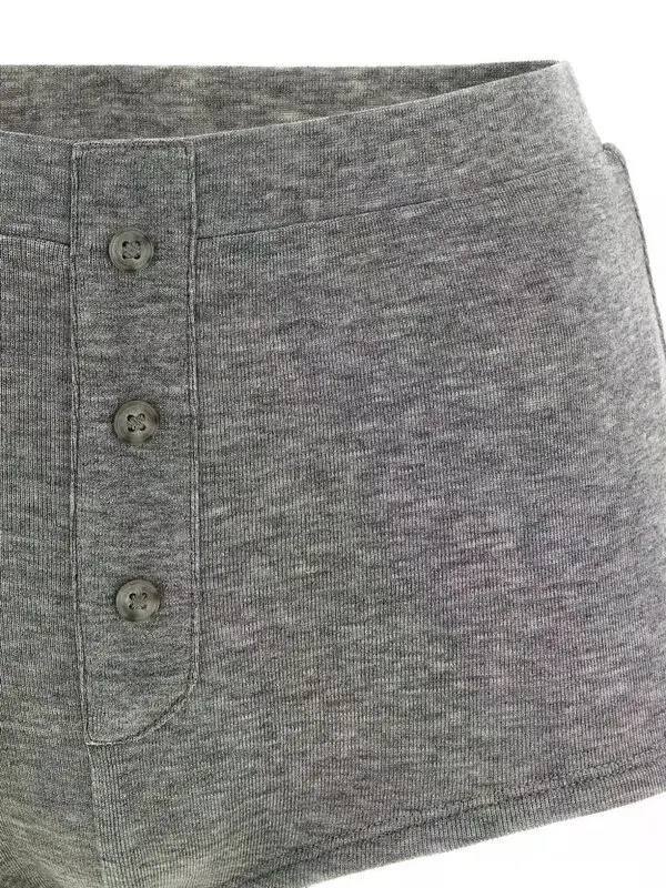 ENTIRE STUDIOS Button-up Jersey Shorts