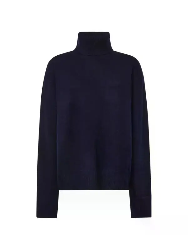 THE FRANKIE SHOP Gala Padded Knit Turtleneck - Blue
