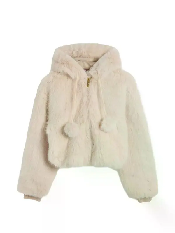 Juicy Couture Hooded Faux-fur Jacket