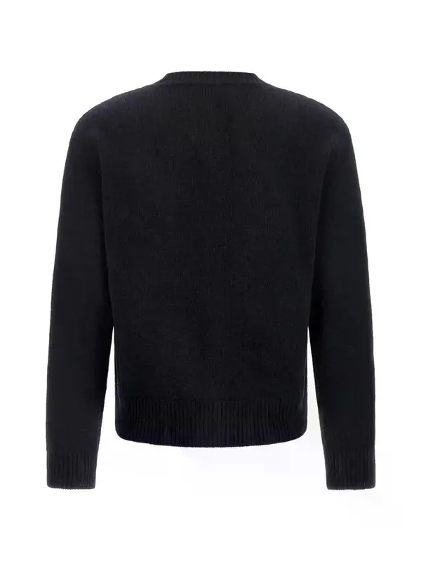 A.p.c. Logo-embroidered Wool Cardigan