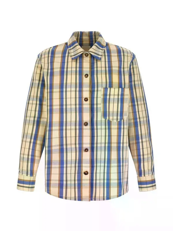 A.p.c. Check-pattern Cotton Shirt