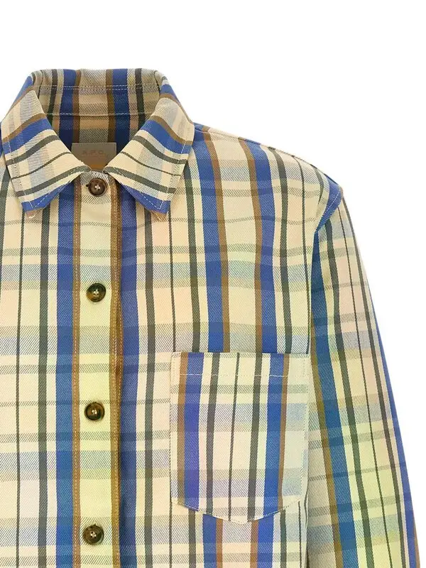 A.p.c. Check-pattern Cotton Shirt