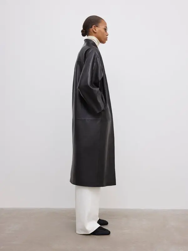 HOUSE OF DAGMAR Leather Coat