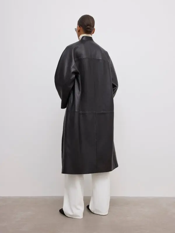 HOUSE OF DAGMAR Leather Coat