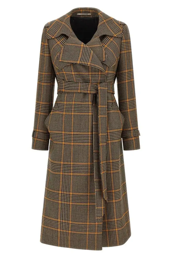 Tagliatore Carola Plaid Coat