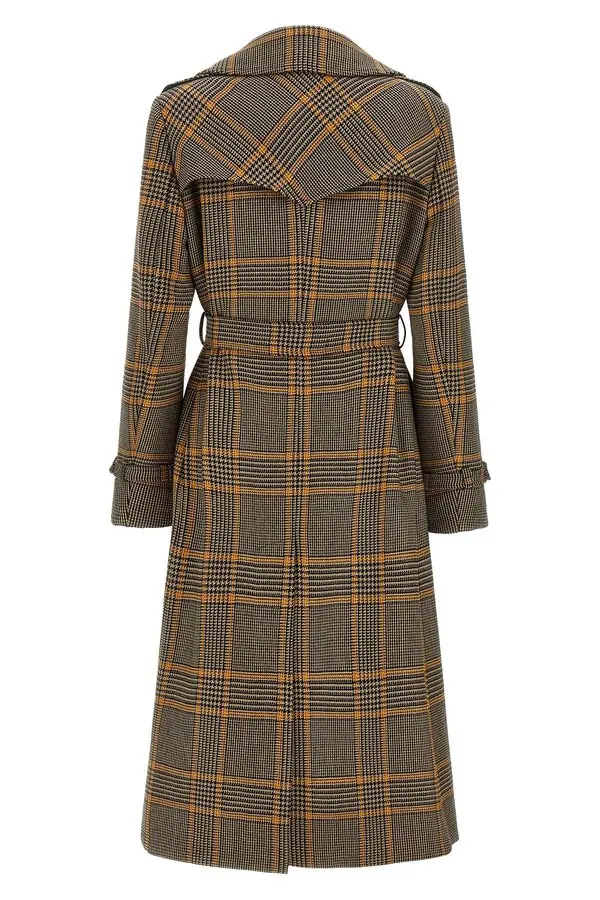 Tagliatore Carola Plaid Coat