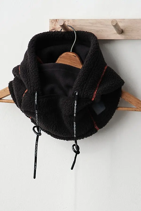 Free People Hit The Slopes Fleece Balaclava - Black