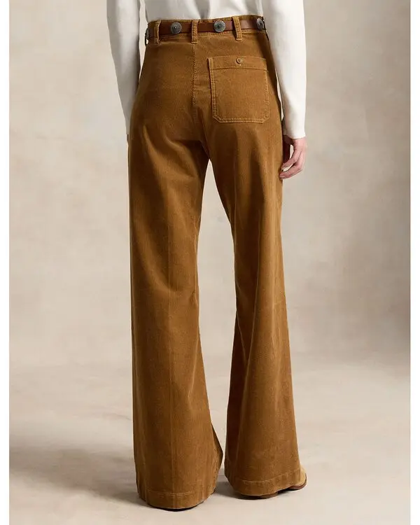 Polo Ralph Lauren Corduroy Beaton High Waist Flared Pants