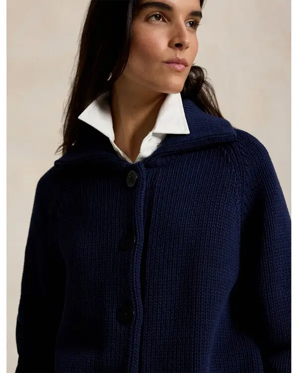 Polo Ralph Lauren Cotton Blend Buttoned Cardigan