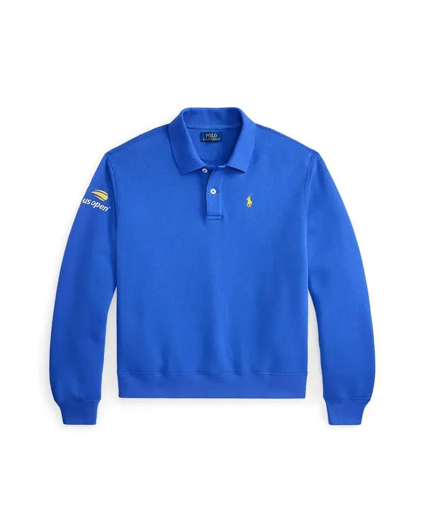 Polo Ralph Lauren Us Open Fleece Polo Shirt - Blue