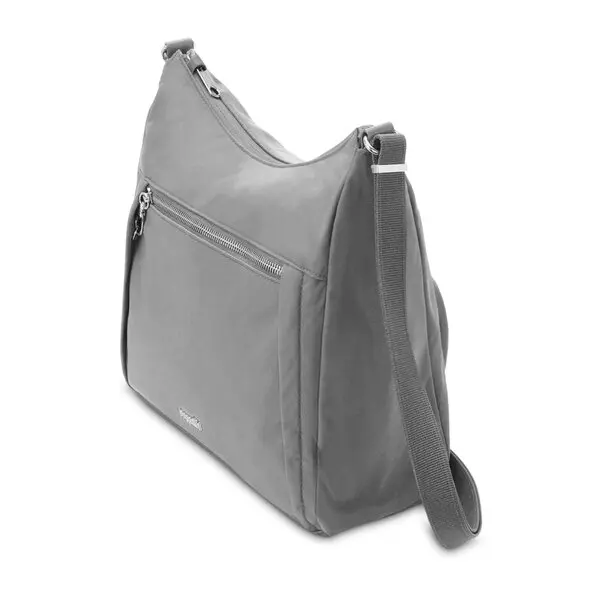 BAGGALLINI Securtex Jet Set Anti Theft Hobo Bag - Opal Grey