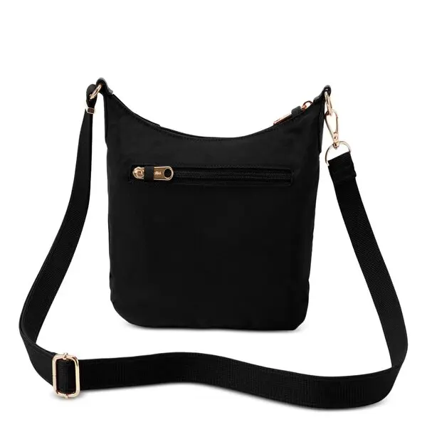 BAGGALLINI Securtex Jet Set Anti Theft Mini Crossbody - Black