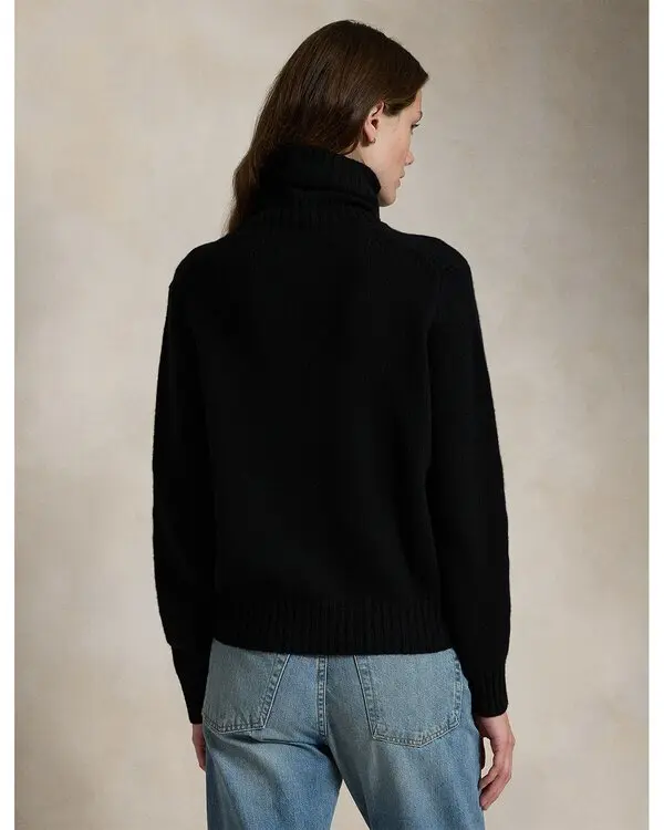 Polo Ralph Lauren Wool Turtleneck Sweater - Black