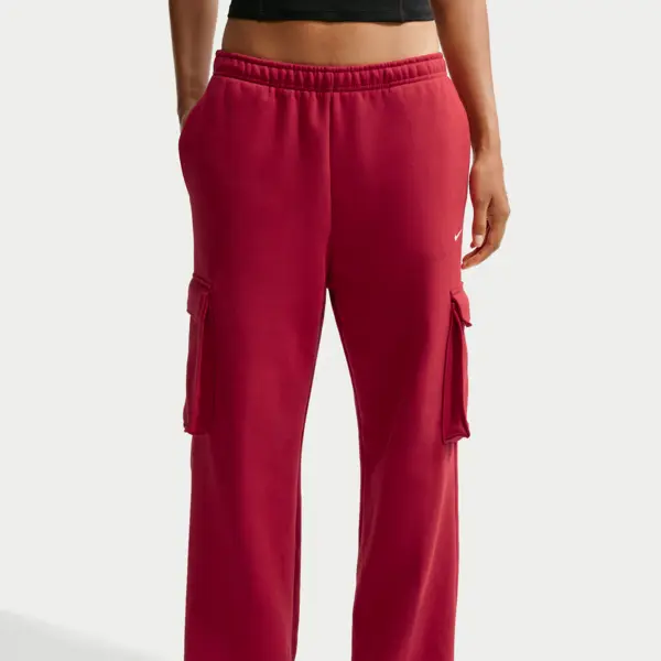 Nike Studio Fleece Medium Weight Oversized High-rise Cargo Pants