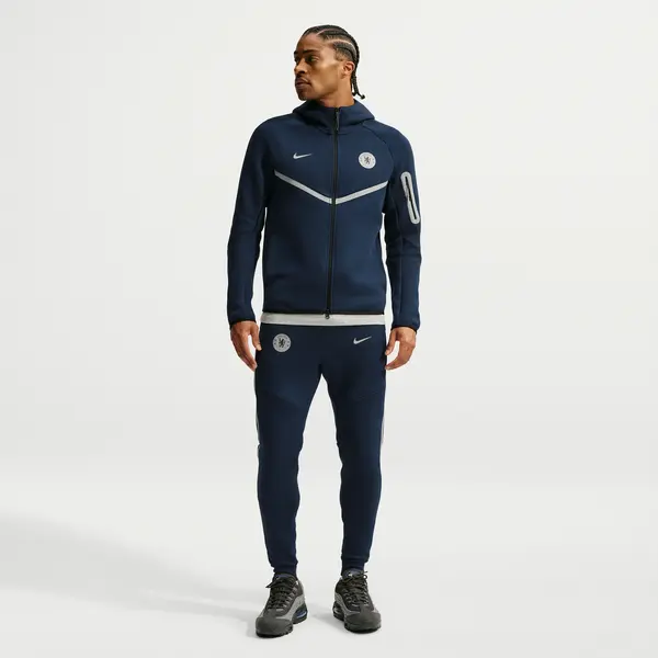 Nike Chelsea Fc Tech Fleece Soccer Jogger Pants - Blue