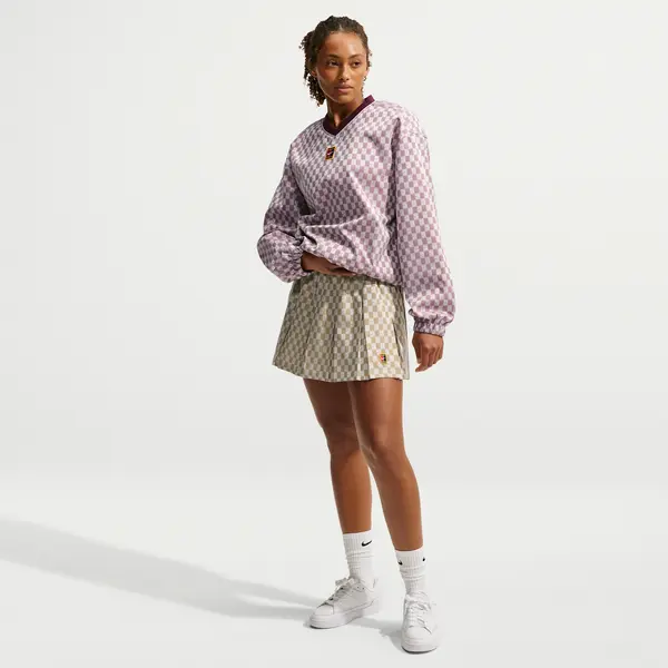 Nike Court Court Collection High-waisted-rise Tennis Skirt - Brown