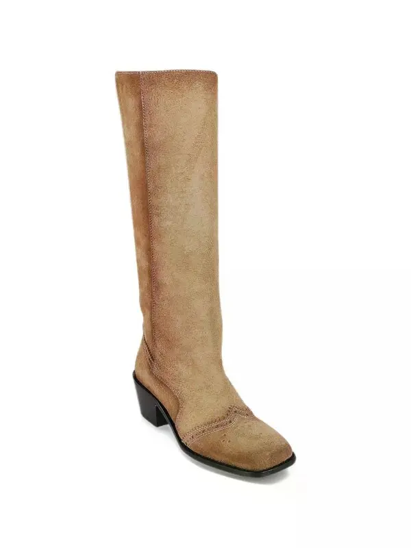 Ermanno Scervino Brogue-detail Leather Boots