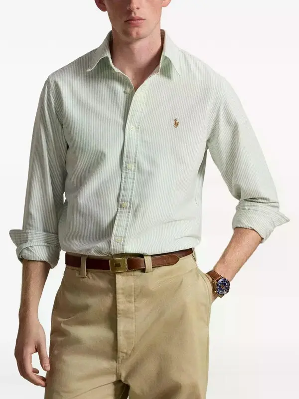 Polo Ralph Lauren Custom Fit Striped Oxford Shirt