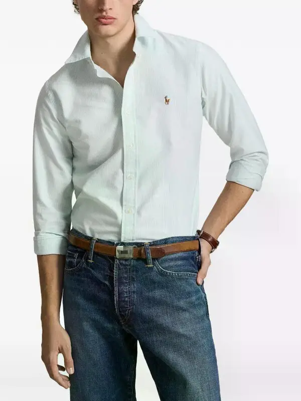Polo Ralph Lauren Custom Fit Striped Oxford Shirt
