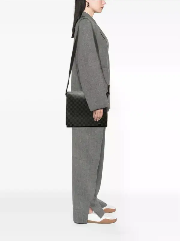 LOUIS VUITTON 2021-2026 Damier Graphite District Pm Crossbody Bag