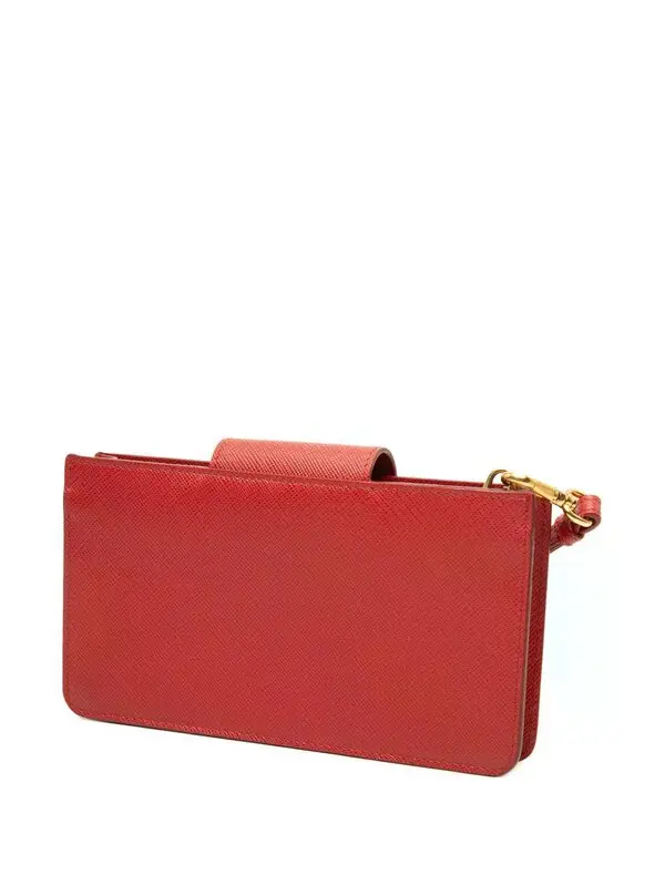 Prada 2013-2026 Saffiano Wristlet Phone Case