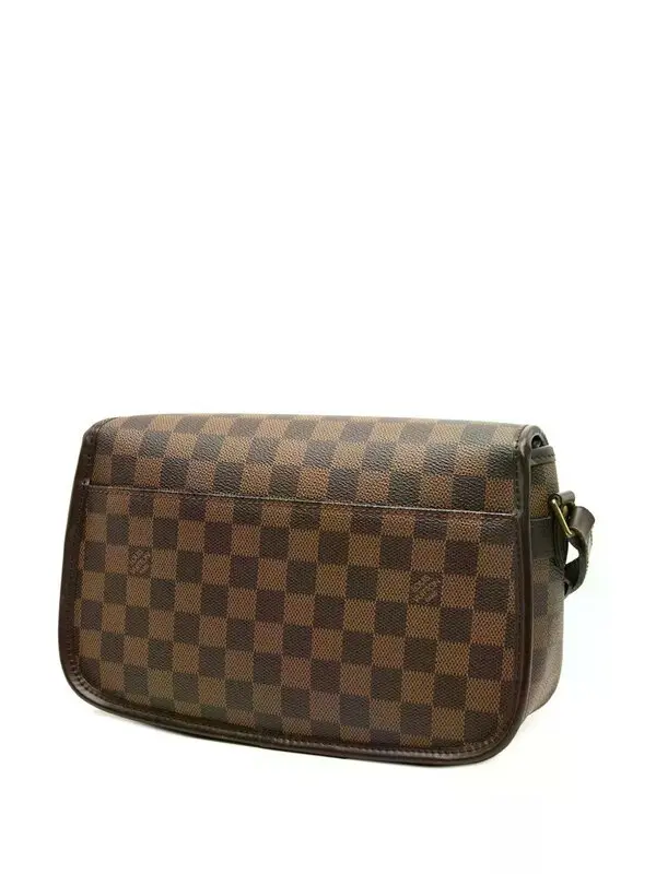 LOUIS VUITTON 2006 Damier Ebene Sologne Crossbody Bag