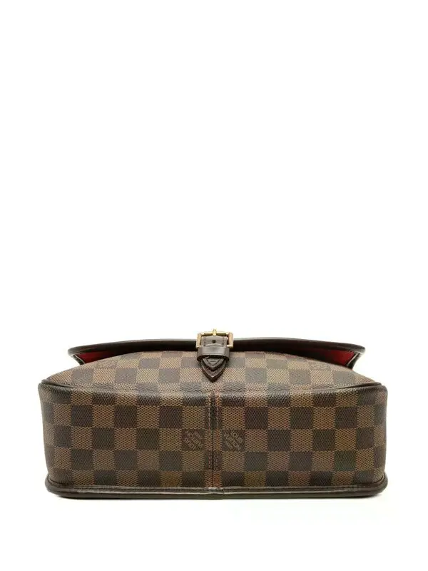 LOUIS VUITTON 2006 Damier Ebene Sologne Crossbody Bag