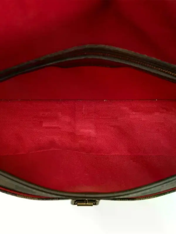 LOUIS VUITTON 2006 Damier Ebene Sologne Crossbody Bag
