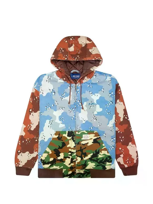 AWAKE NY Camouflage-print Hooded Jacket