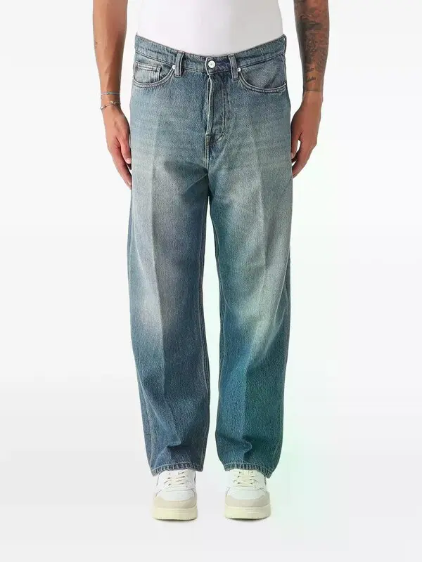 NINE:INTHE:MORNING Icaro Pressed-crease Straight-leg Jeans