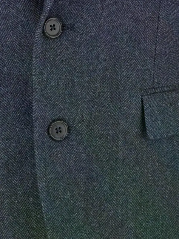 Corneliani Herringbone-pattern Single-breasted Blazer