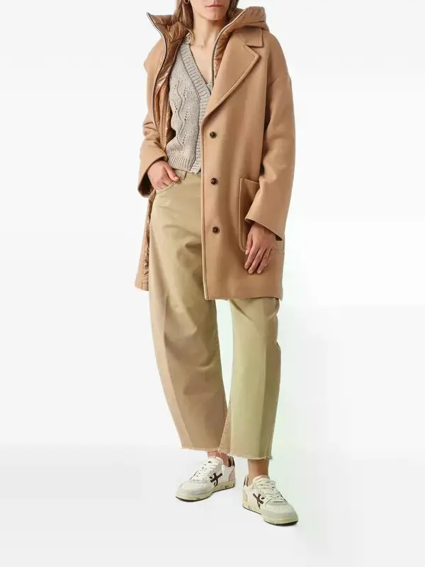 GRAN SASSO Pointelle-knit Sequin-embellished Cardigan - Neutrals