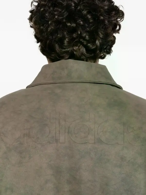 Adidas Munich 93 Pleather Logo-embroidered Bomber Jacket