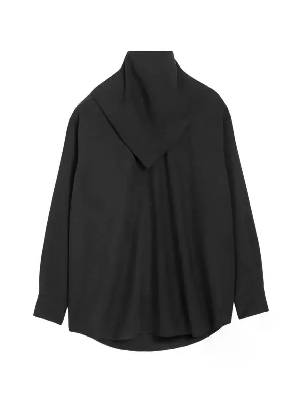 AMI Paris Scarf-detail Wool Top