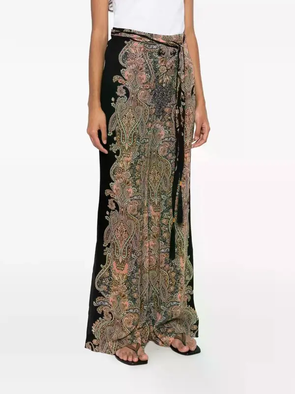 Zimmermann Georgette Paisley-print Trousers