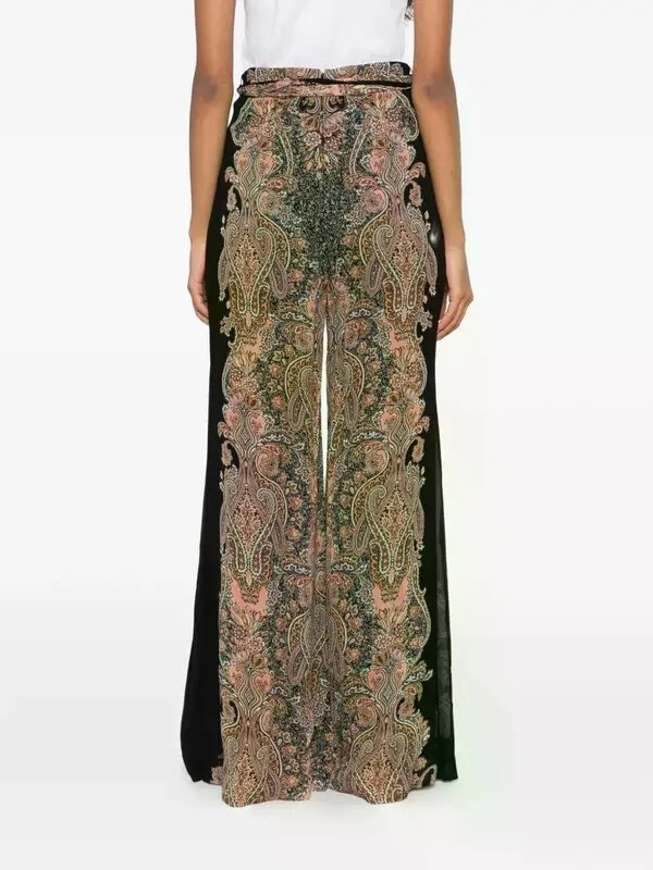Zimmermann Georgette Paisley-print Trousers