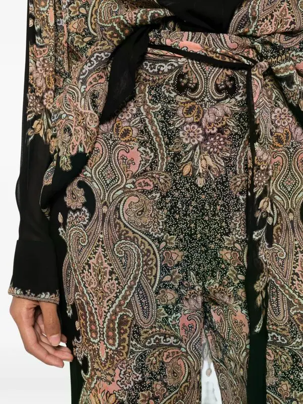 Zimmermann Georgette Paisley-print Trousers