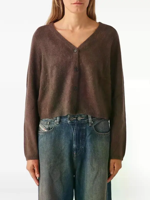 Max Mara V-neck Button-up Cardigan - Brown