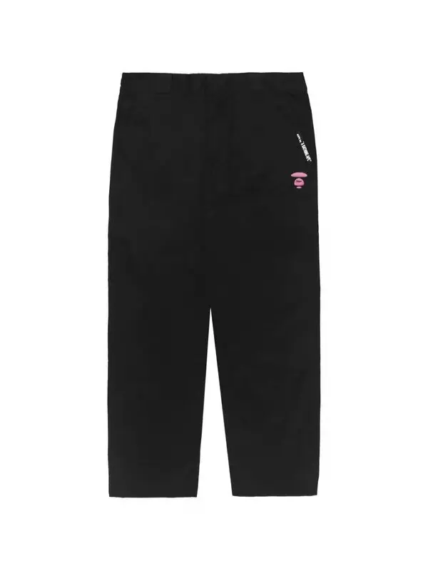 AAPE BY *A BATHING APE Embroidered Chino Trousers