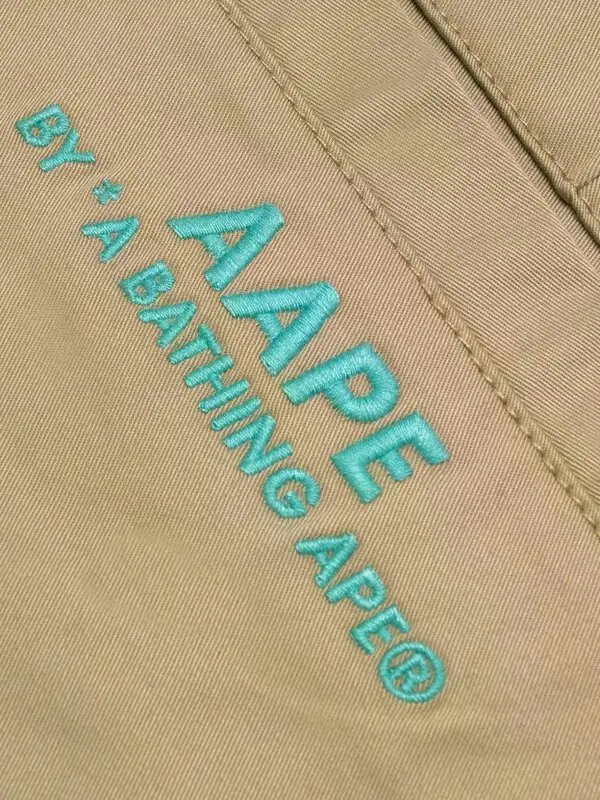 AAPE BY *A BATHING APE Embroidered Chino Trousers