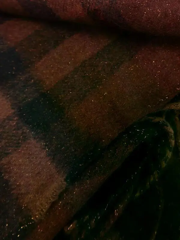 Burberry Check Fringed Scarf