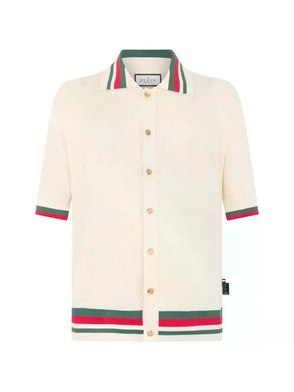 Philipp Plein Buttoned Striped Shirt
