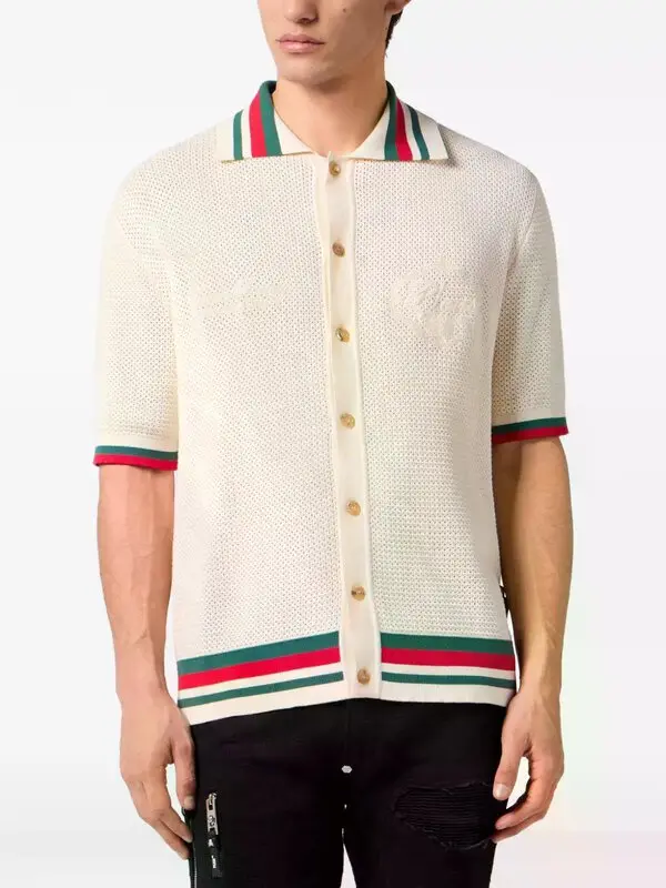 Philipp Plein Buttoned Striped Shirt